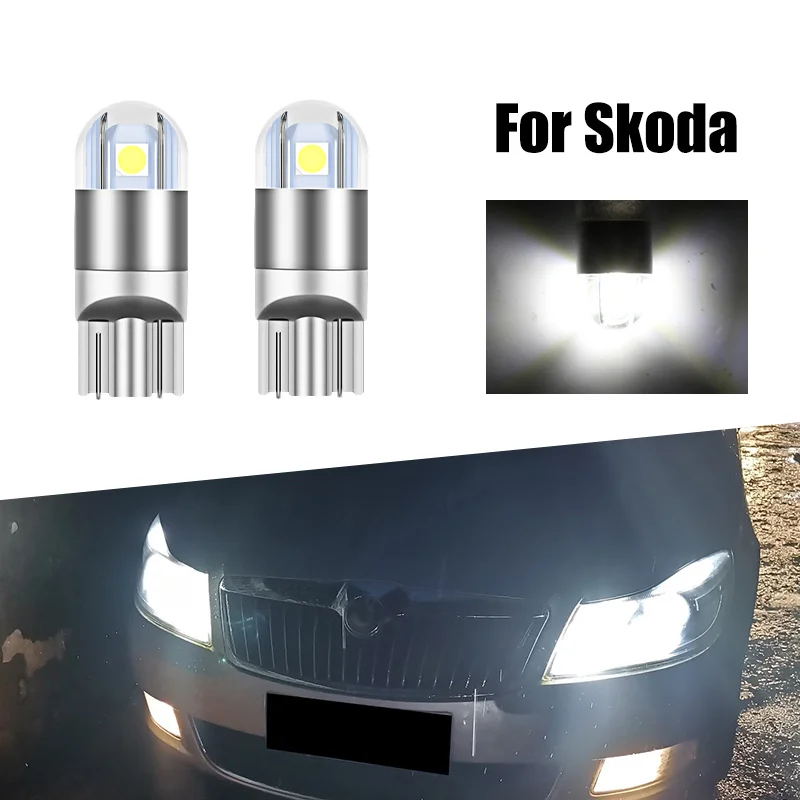 4x Led Clearance Light Bulb Lamp W5w T10 Canbus For Skoda Fabia Mk1 Mk2 ...