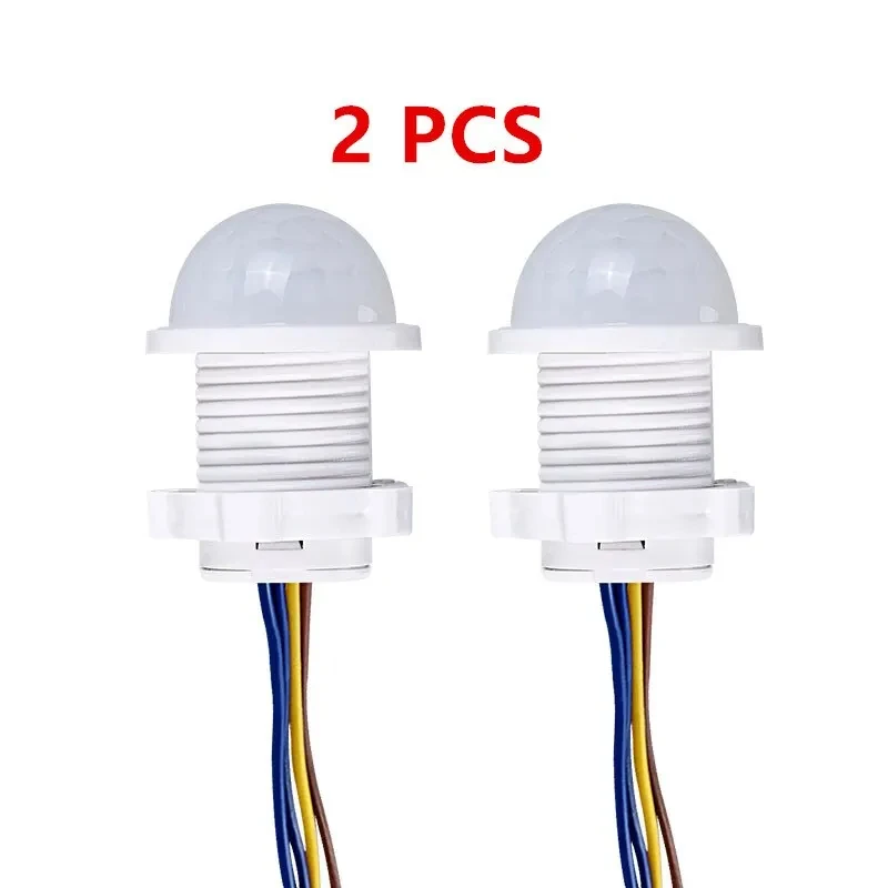 2PCS Smart PIR Sensore Rivelatore Interruttore 110V 220V Corpo Umano A ...
