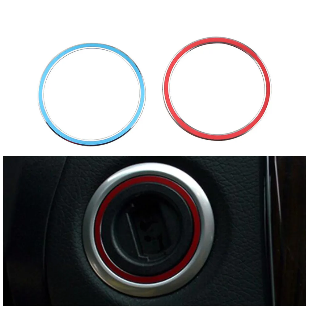Aluminum Car Engine Start Stop Ignition Key Ring for Mercedes Benz AMG ...