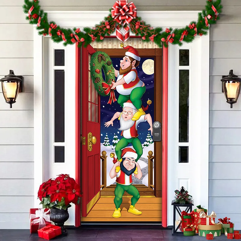 Christmas Door Decorations Reindeer