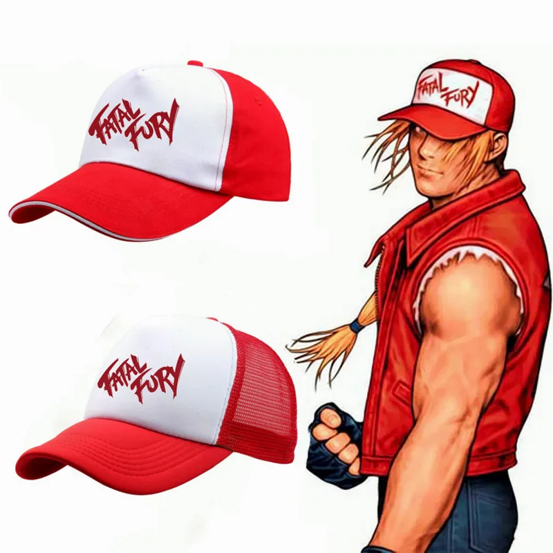 Anime-Terry-Bogard-Same-Headgear-Cosplay-Trucker-Mesh-Hat-Cotton ...