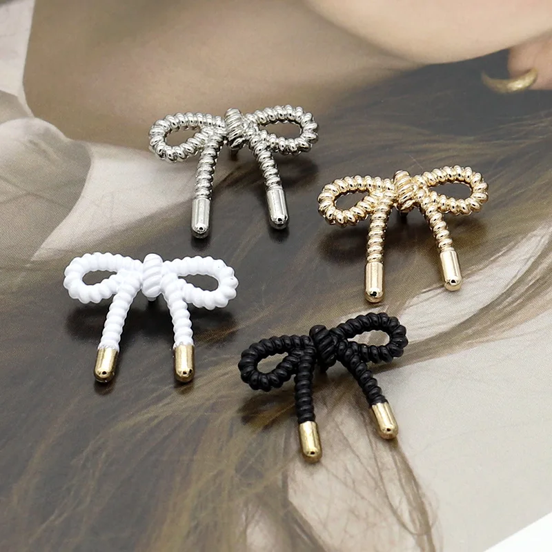 50Pcs-Exquisite-Metal-Bow-shaped-Buttons-for-Knitted-Sweater-with ...