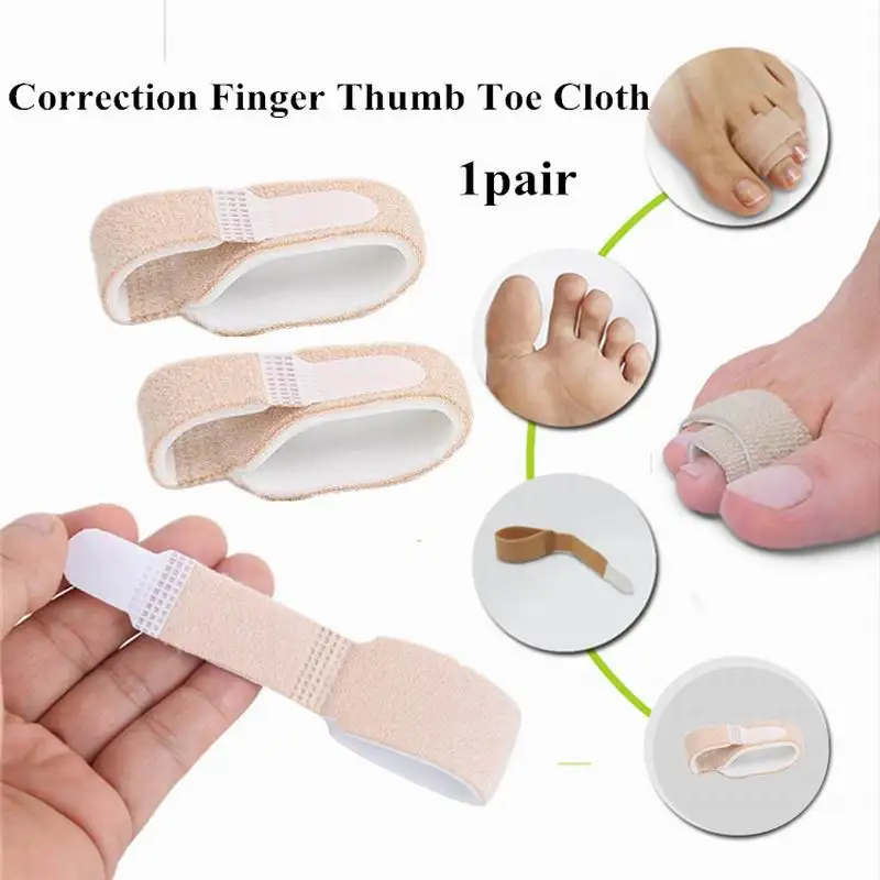 2Pcs Finger Toe Bandages Overlapping Thumb Eversion Wearing Cloth ...