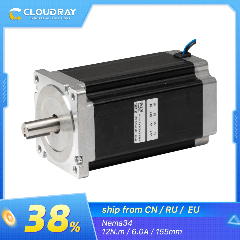 Nema-34-Stepper-Motor-12N-m-6-0A-2-Phase-155mm-Stepping-Motor-High ...