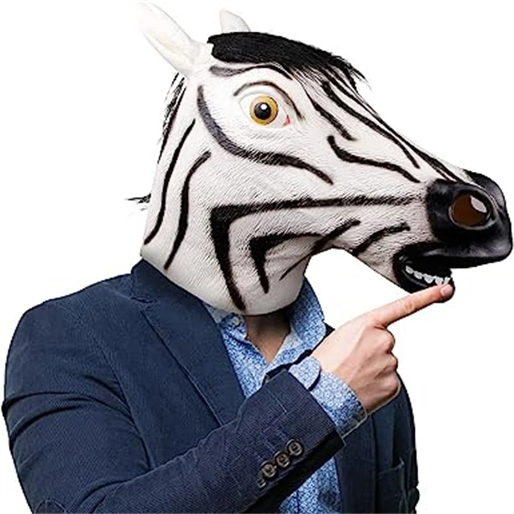 Zebra Head Mask