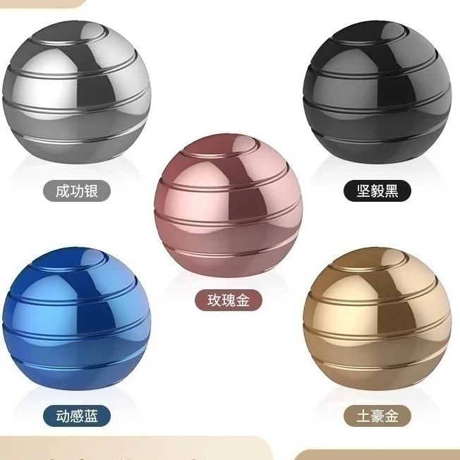 Gyroscope-Ball-Rotating-Spherical-Gyroscope-Kinetic-Fidget-Toy-for ...