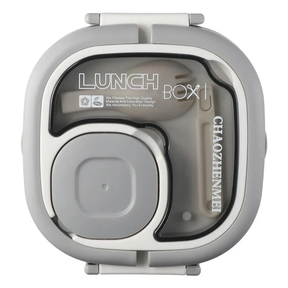 Plastic-Student-Lunch-Box-Large-Capacity-with-Cutlery-Sauce-Box ...