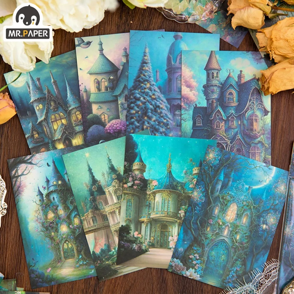 Mr-Paper-Material-do-castelo-estilo-europeu-vintage-contos-de-fadas ...