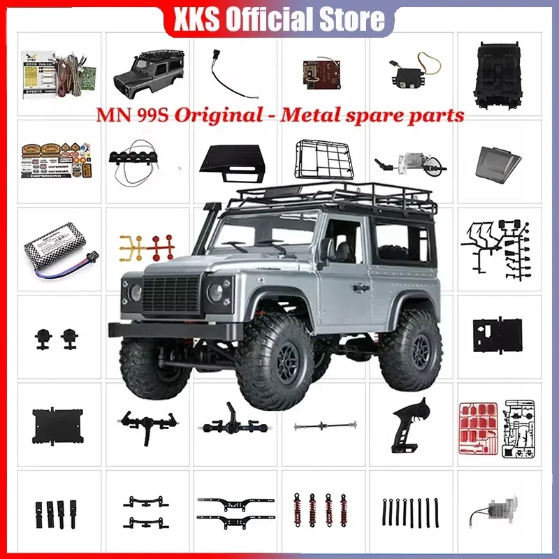 MN D99s D90 RC Car Spare Parts Tire Motor Shock Remote Controller ...