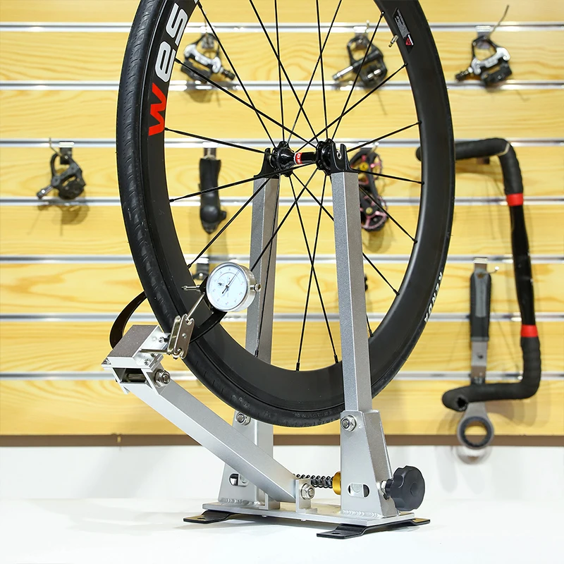 WEST BIKING Bicycle Wheel Truing Stand With Dial Indicator Gauge Tire ...