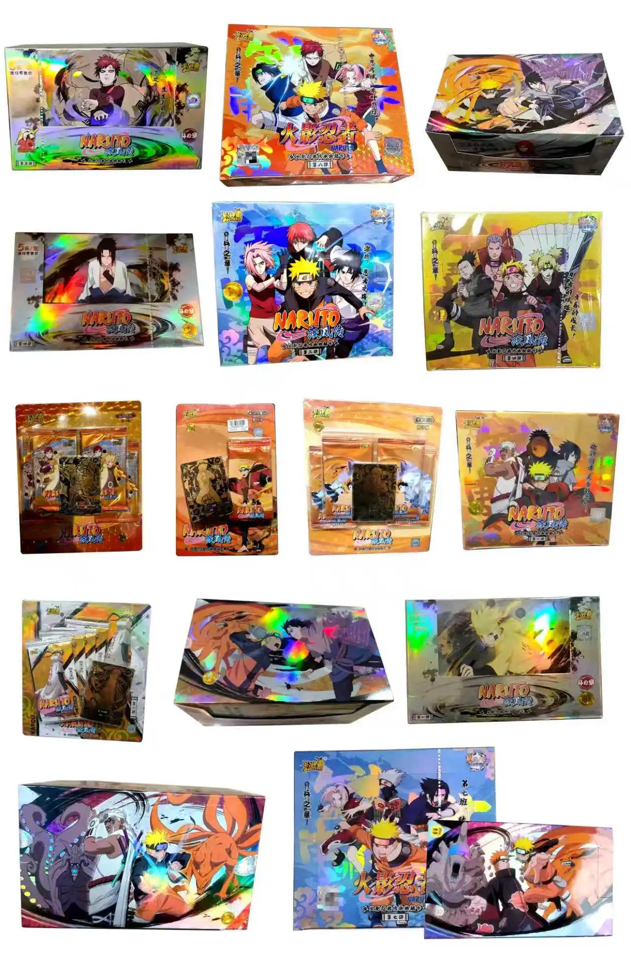 KAYOU Genuine Naruto Cards Full range of boxes Anime Collection Card ...