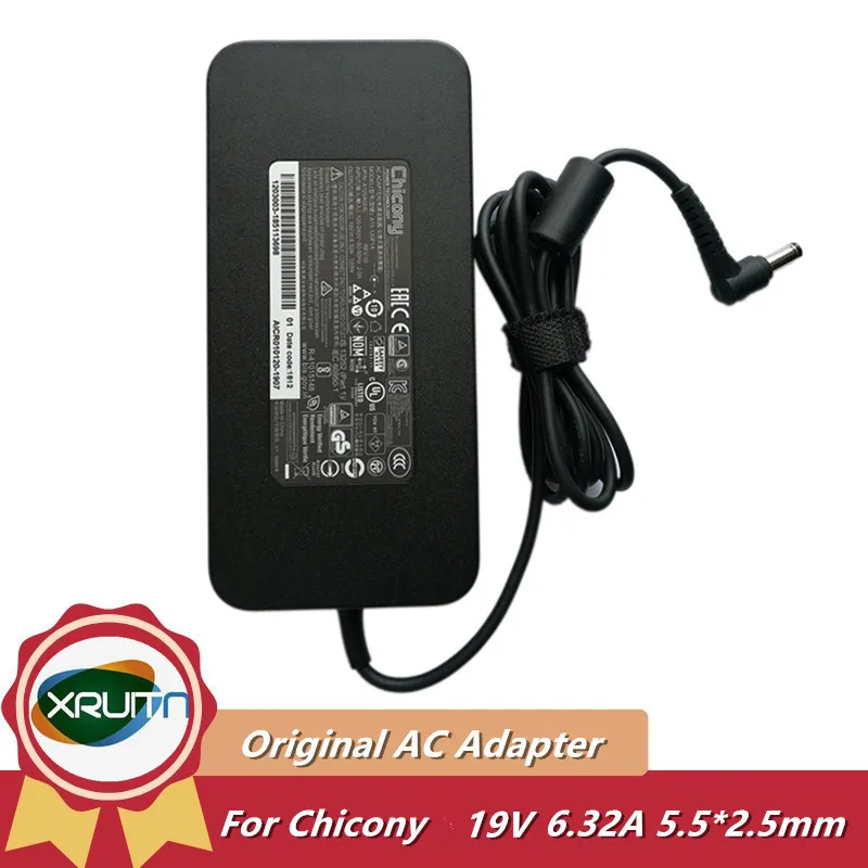 Original Chicony 19V 6.32A 120W A15 120P1A A120A024L AC Adapter Charger ...