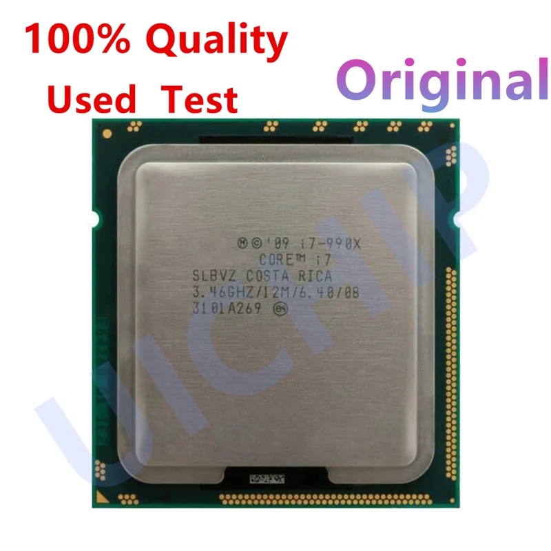 100% Original i7-990X CPU Processor Extreme Edition i7 990X 3.46GHZ 6 ...
