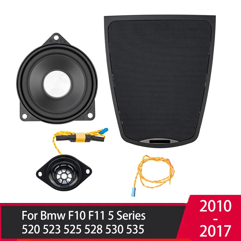 3Pcs-Dashboard-Speakers-Cover-Kit-For-BMW-F10-F11-5-Series-520-523-525 ...