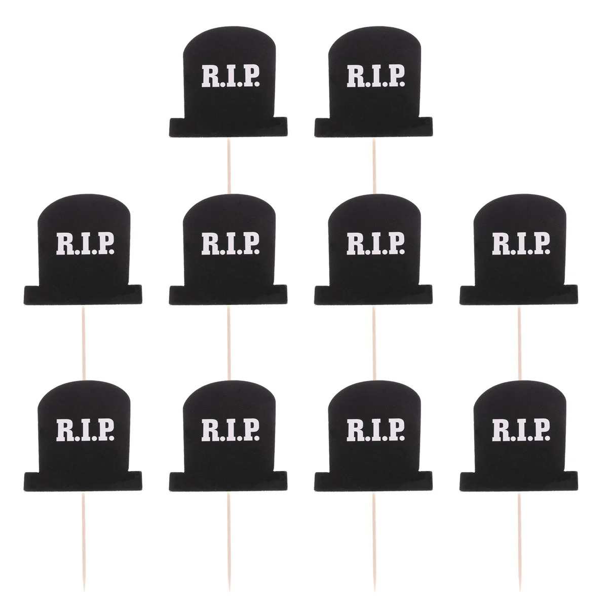 RIP-Para-Decors-Toppers-20PcHalloween-Decorations-Clearance-Cake-For ...