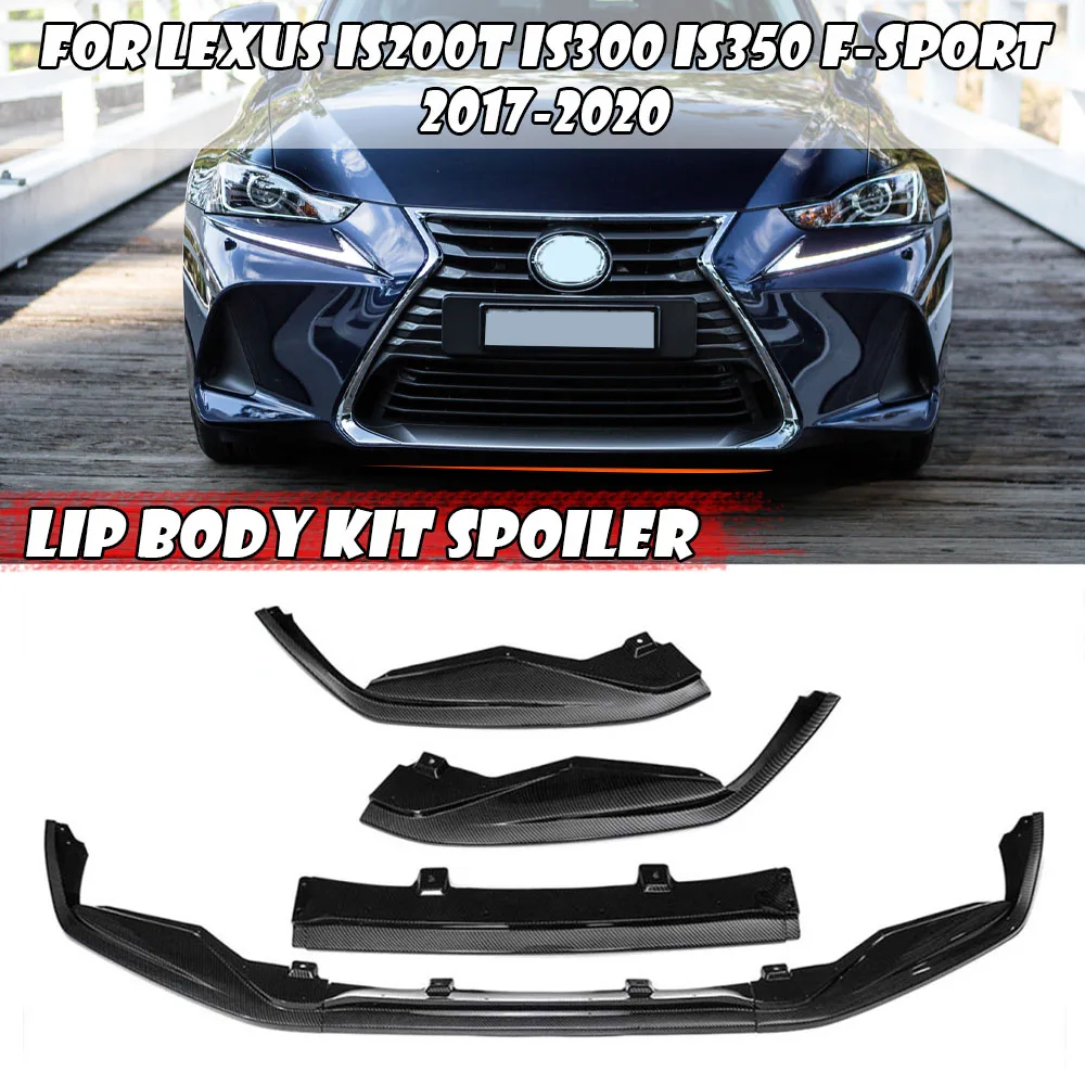 High-Quality-3PCS-Car-Front-Bumper-Splitter-Lip-Spoiler-Body-Kit-Bumper ...