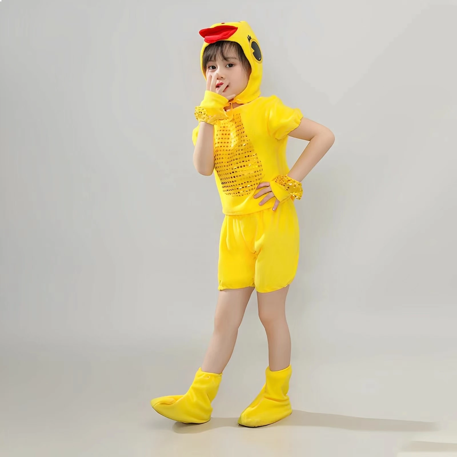 Disfraz de pato y polluelo para niños, disfraz de animal, niñas y niños ...