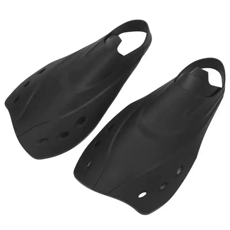 1-Pair-Adjustable-Unisex-Short-Swimming-Fins-Professional-Snorkeling ...