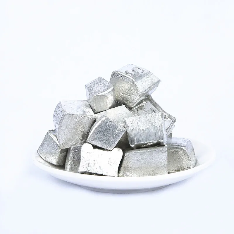 High Purity Tin Ingot Block 99.9% Pure Metal Tin Particles Sn Element ...