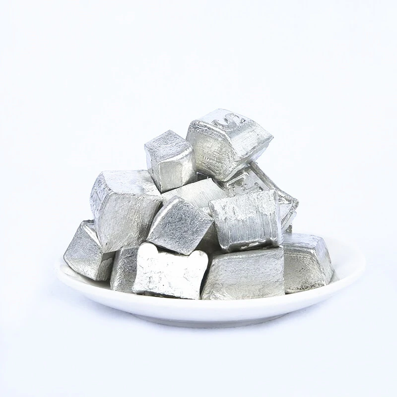 High Purity Tin Ingot Block 99.9% Pure Metal Tin Particles Sn Element ...