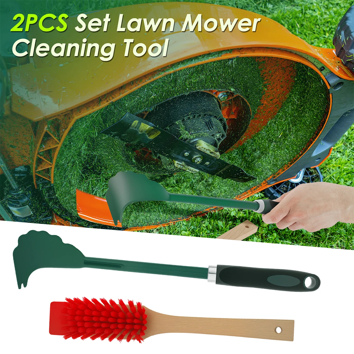 Lawn Mower Cleaning Tools Deck Scraper Garden Lawn Mower Blade Cleaner ...