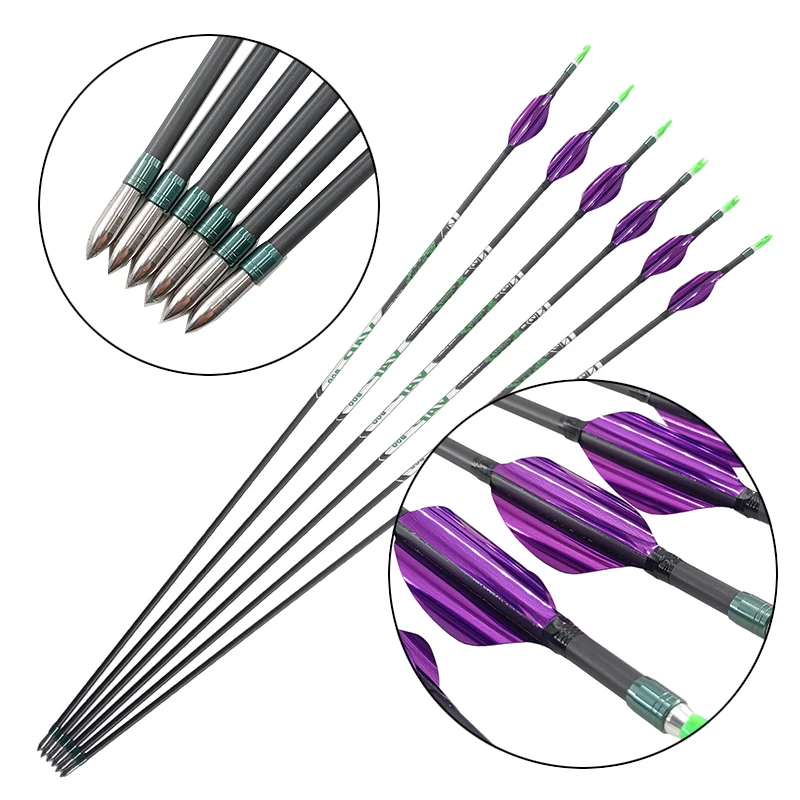Archery-Carbon-Arrow-ID4-2mm-Spine400-500-600-700-800-900-1000-1100 ...