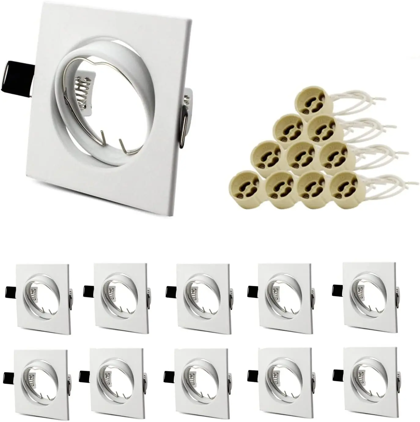 LED-Recessed-Downlight-Frame-Cutout-50MM-Ceiling-Mounting-GU10-MR16-GU5 ...
