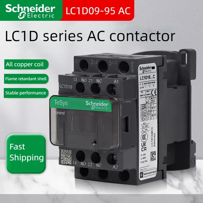 Schneider-Electric-Contactor-de-CA-LC1D09-D12-D18-D25-D32-D38-D40-D50 ...