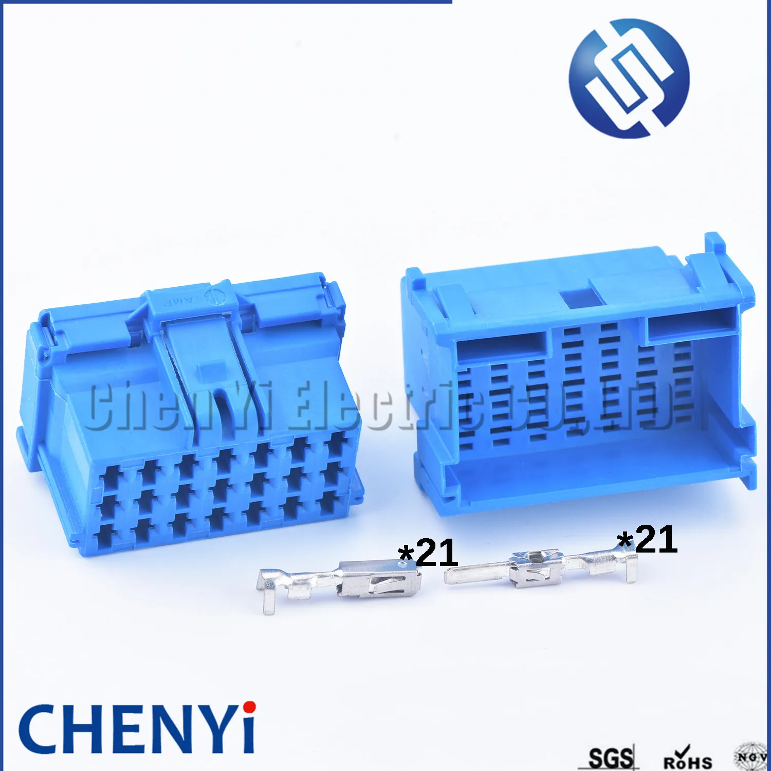 21 Pin female or male Automobile power amplifier Connector Electrical ...