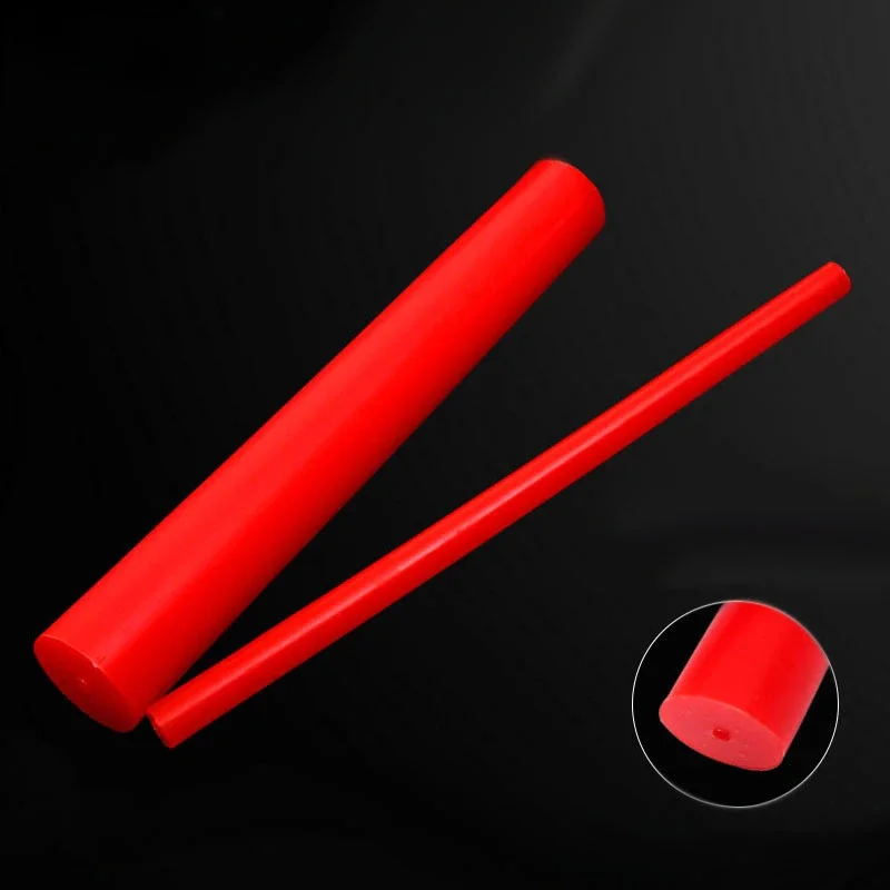 red-polyurethane-hollow-rod-Construction-Machinery-PU-plastic-bar-Force ...
