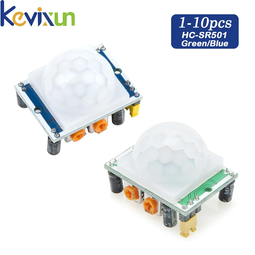 1-10pcs-HC-SR501-Adjust-IR-Pyroelectric-Infrared-PIR-Motion-Sensor ...