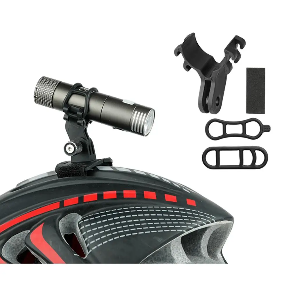 Cycle-Head-Light-Stand-Holder-Helmet-Mount-Bicycle-Torch-Front-Lamp ...