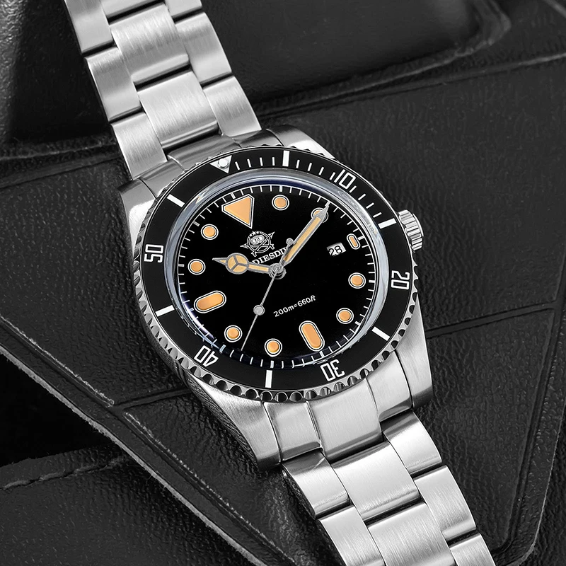 ADDIESDIVE Luxury Diving Watch AD2501 Japanese Quartz 2115 Movement ...