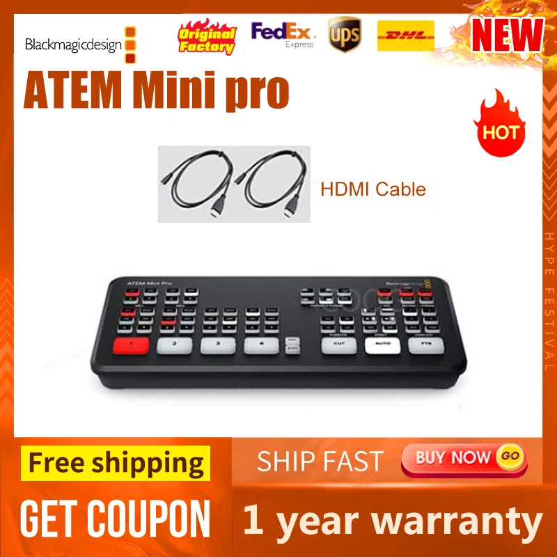 بلاكماجيك ديزاين ATEM Mini Extreme ISO ATEM Mini pro tv Studio HD8 ISO ...