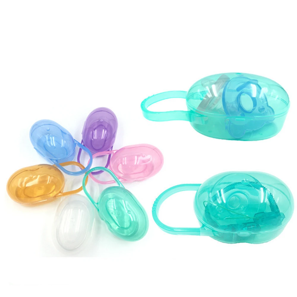 Baby Solid Pacifier Box Soother Container Holder Pacifier Box Travel ...