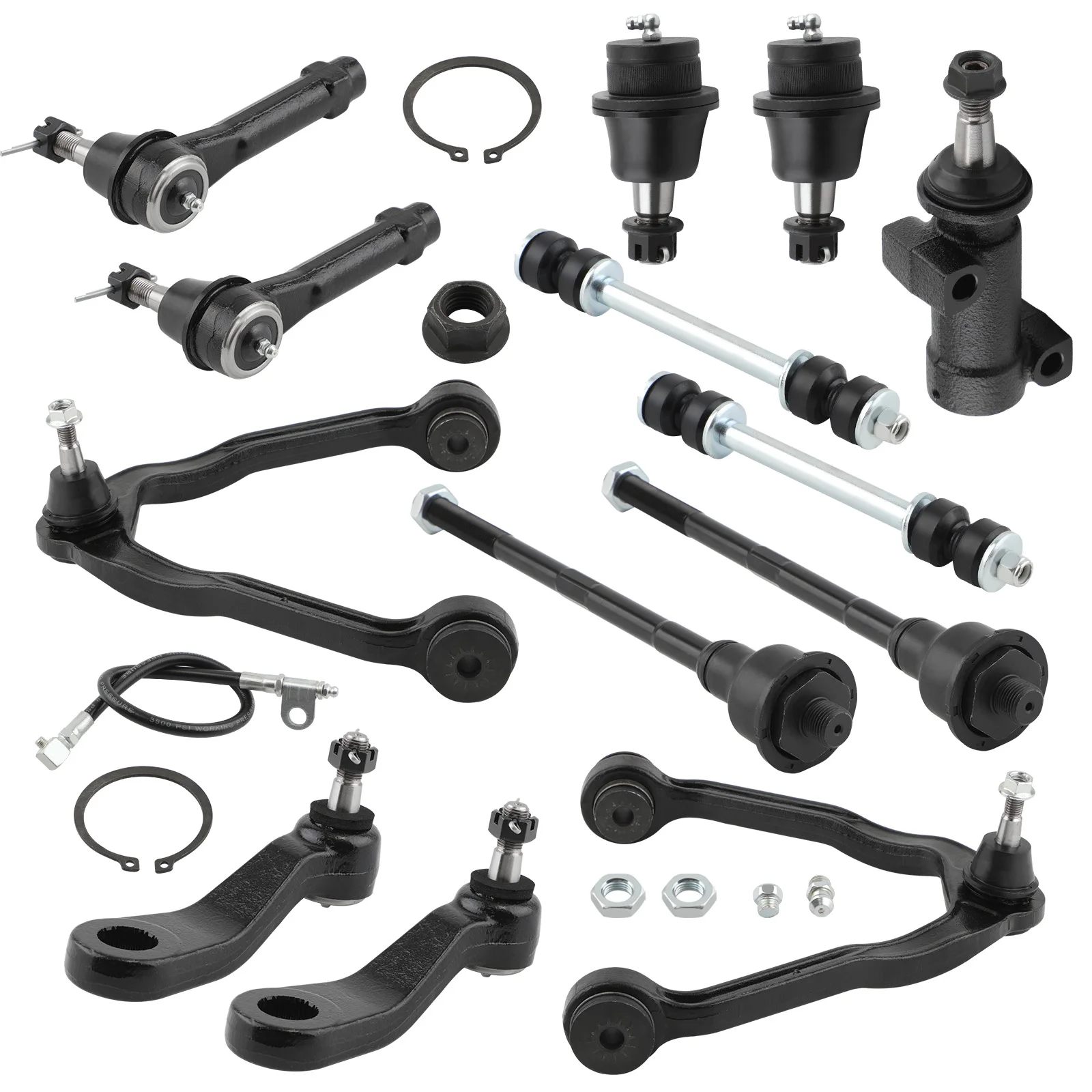 13Pcs Front Suspension Control Arm Kit For Chevrolet GMC Silverado ...