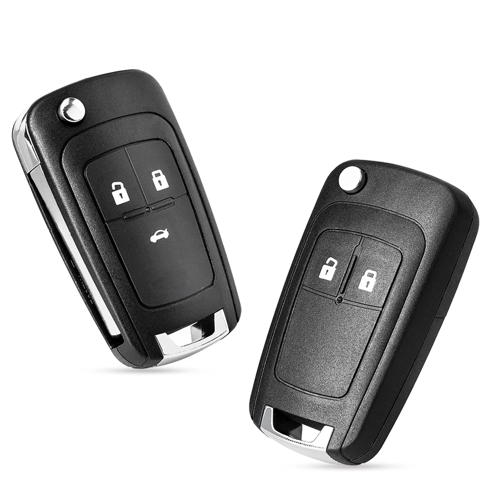 2 3 Buttons Flip Folding Remote Key Case For Opel Vauxhall Corsa Astra ...