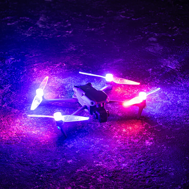 Startrc fur dji air 3 mini 3 pro mini 4 pro zubehor led blitz propeller nachtlicht leuchtende propeller gerauscharme requisiten 2 paar AliExpress 44