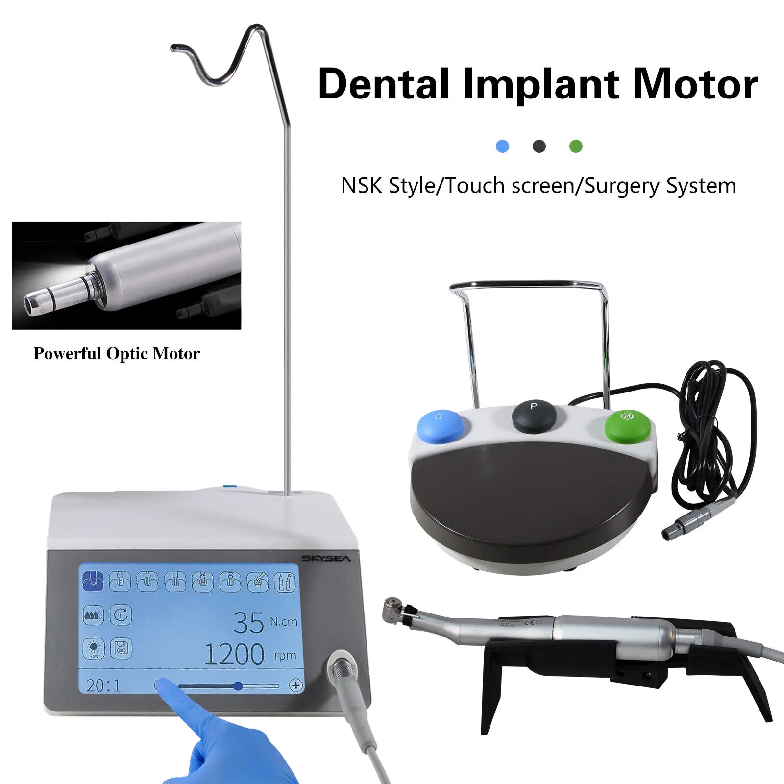 NSK-Style-Dental-Surgical-Micro-Motor-Implant-System-Motor-20-1-Contra ...