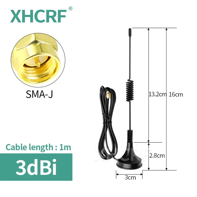 315 MHz Whip Magnetic Antenna 315MHz Wireless Module LoRa Antennas SMA ...