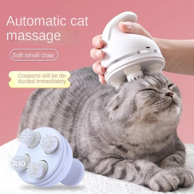 Electric Body Massager Pet Dog Cats Massage Machine Pet Hair Brush ...
