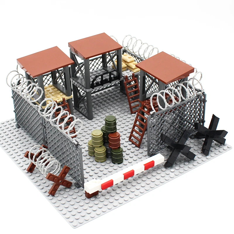 WW2-Army-Military-Sentry-Tower-Combat-Center-Building-Blocks-Self ...