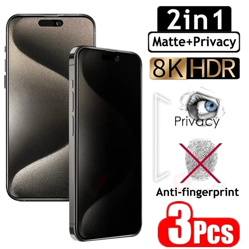 3Pcs-Matte-Privacy-Screen-Protector-for-IPhone-15-14-13-12-11-Pro-Max ...