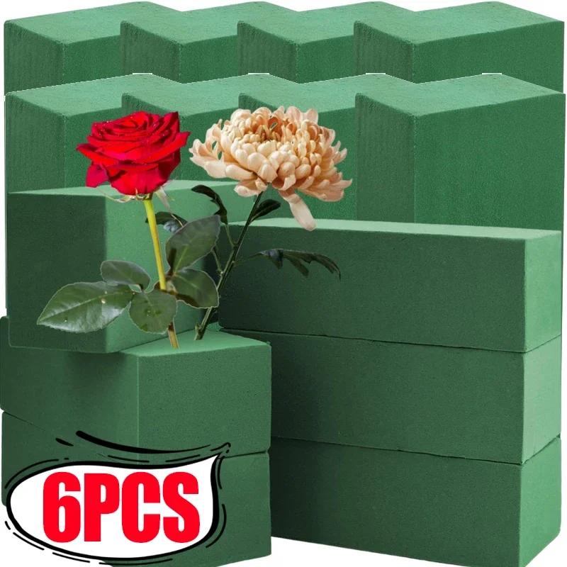 6/1Pcs Florist Foam Blocks Square Absorbent Floral Foam Brick ...