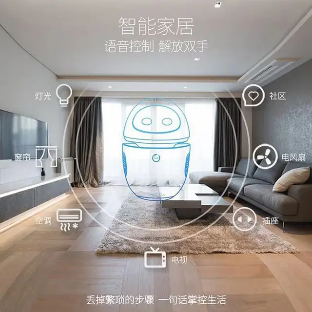 Smart AI robot housekeeper Xiaobai Smart Home Pro AI children’s ...