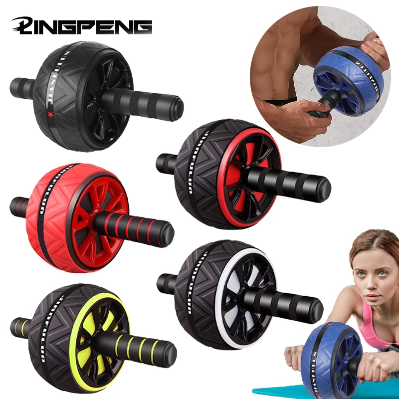 Silent Abdominal Multifunctional Belly Wheel Roller Automatic Rebound Suitable For Waist And Leg ...
