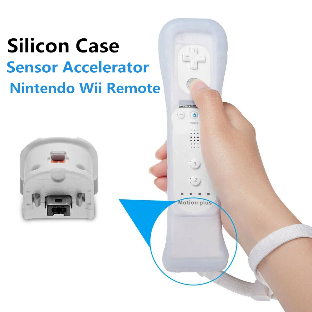 1PCS-Motion-Plus-Adapter-Sensor-Accelerator-Silicon-Case-Intensifier ...