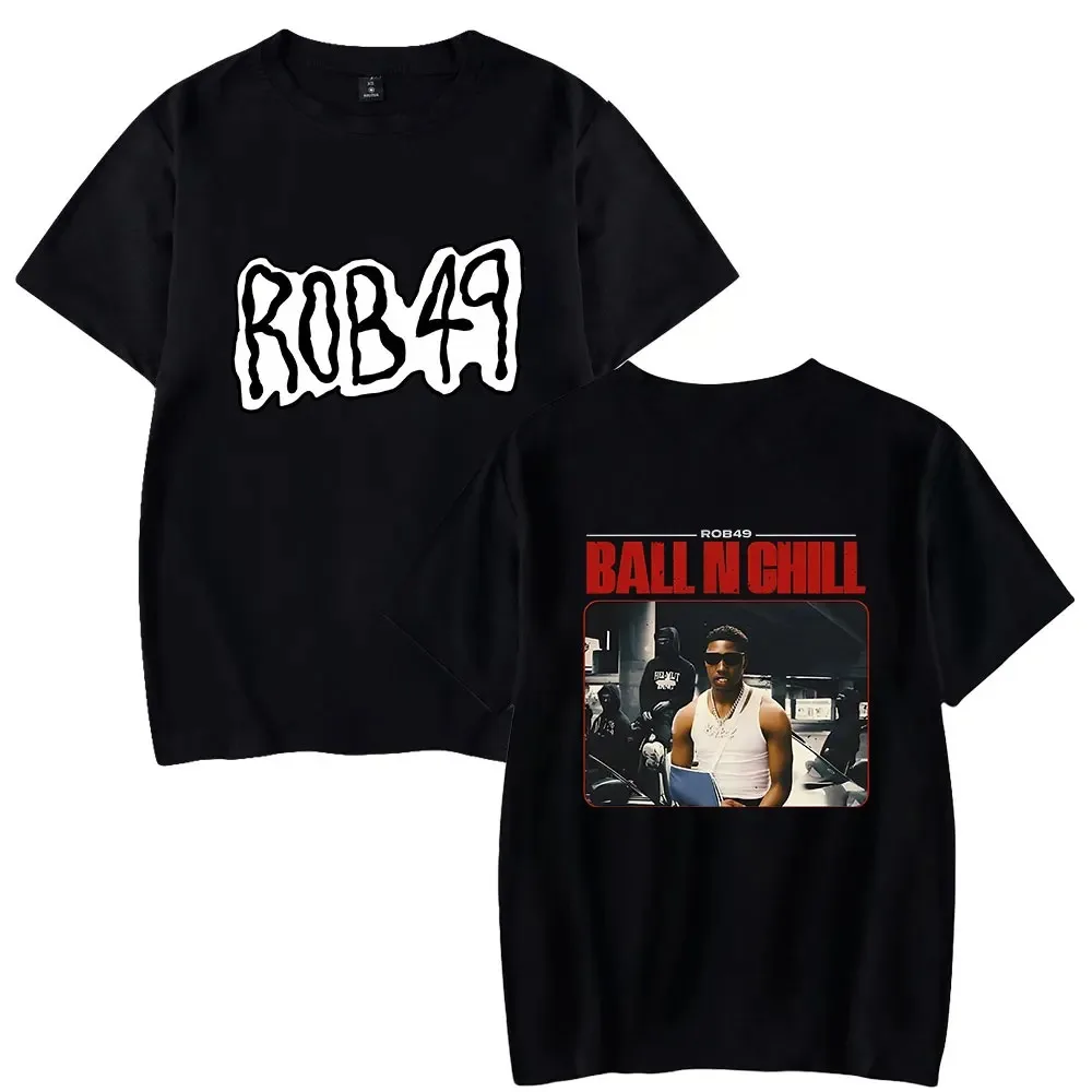 Streetwear-ROB49-Rapper-2024-Tour-Merch-T-Shirt-Women-Men-Crewneck ...