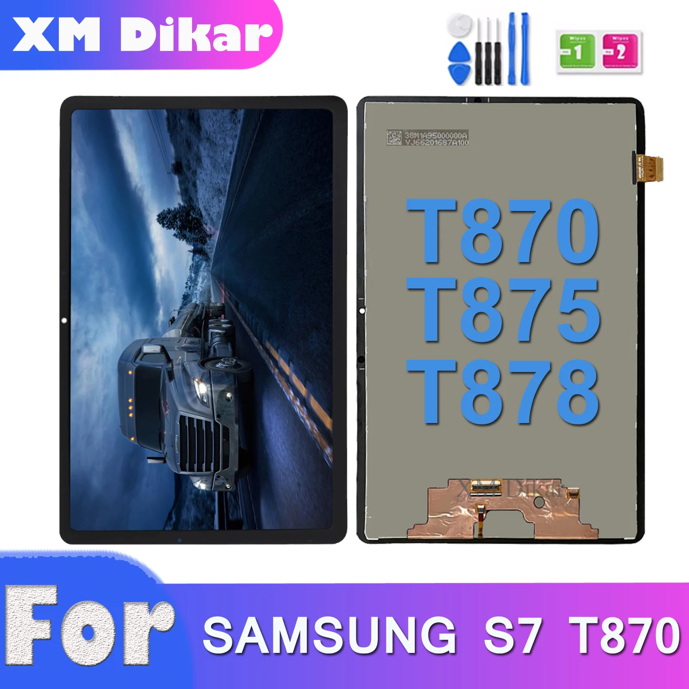 Original LCD For Samsung Galaxy Tab S7 SM-T870 T870 T875 T876B T878 LCD Display Touch Screen ...