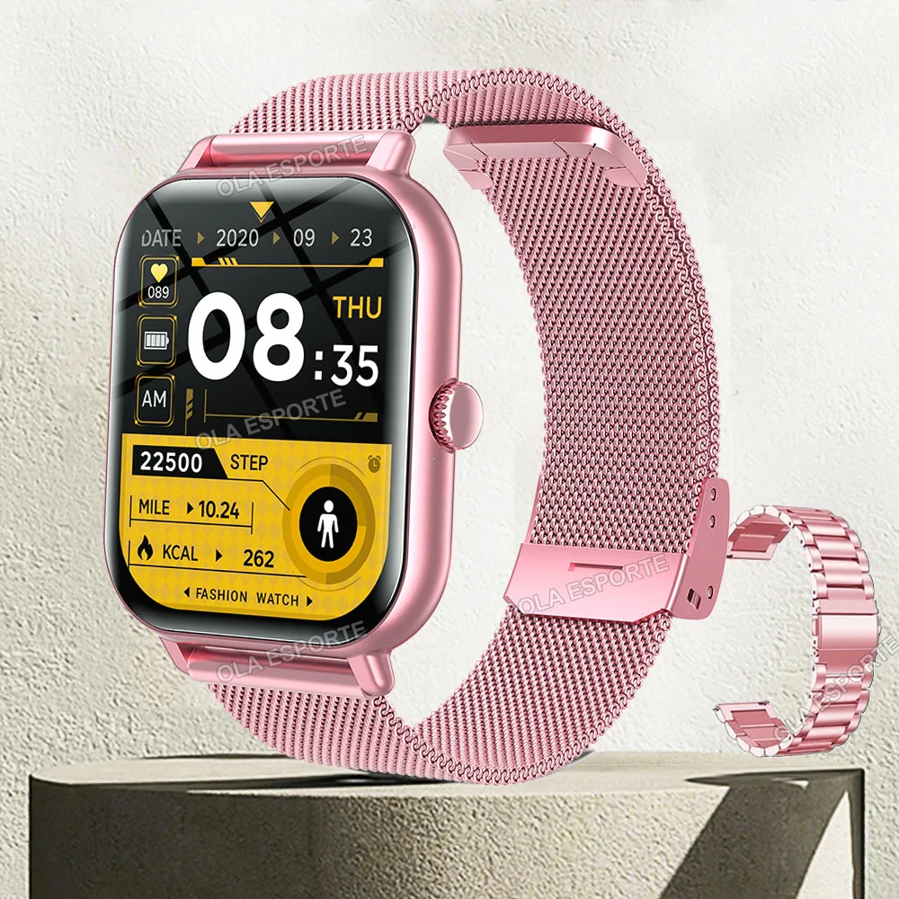 Square-Smart-Watch-Women-Men-Smartwatch-Full-Screen-Dial-Call-Music ...